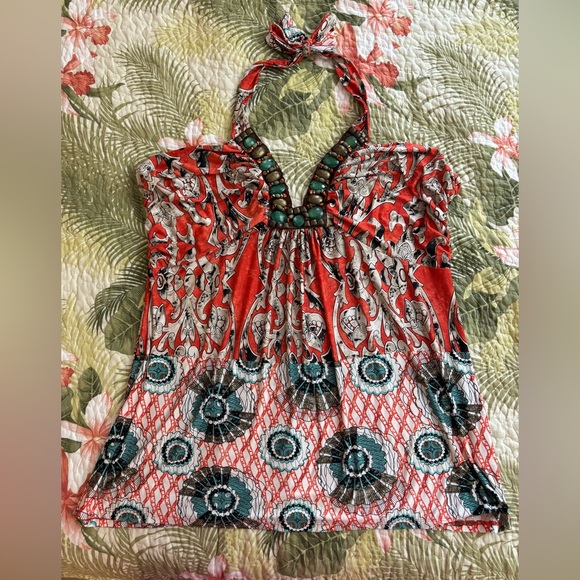 VENUS | Tops | Venus Embellished Halter Tank Top | Poshmark